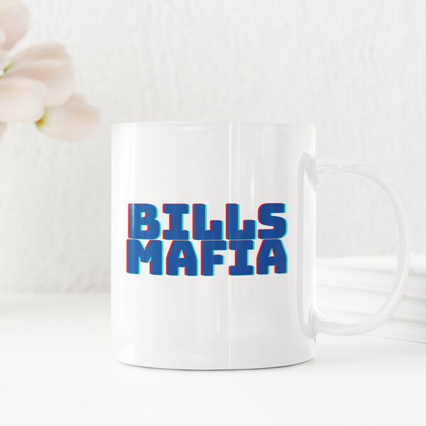 Glass Buffalo Bills Coffee Mug - Etsy