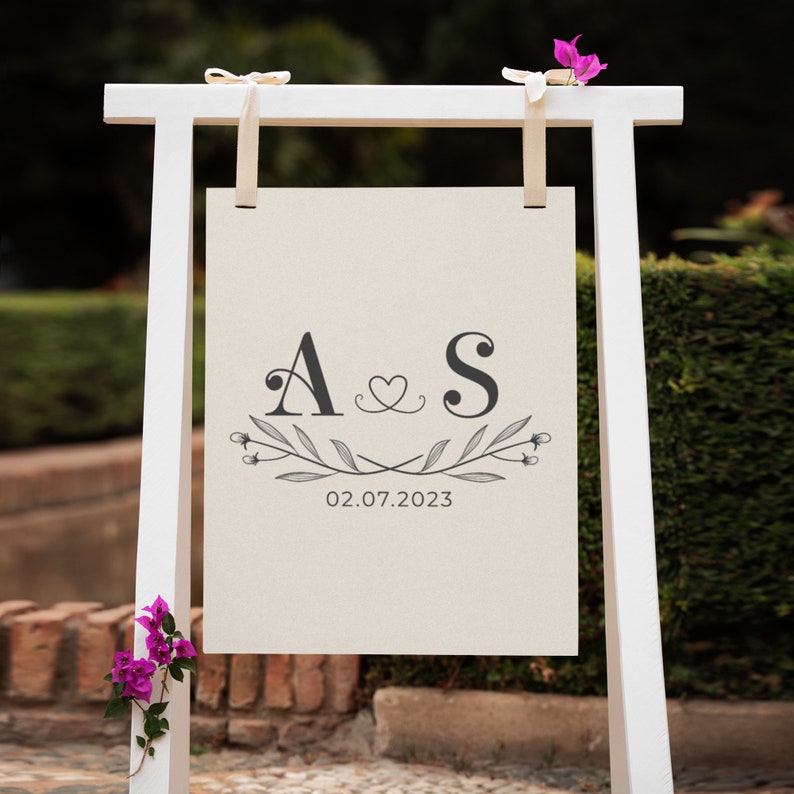 Couple Initials Svg, Chic Logo, Modern Wedding Monogram, Wedding Logo ...