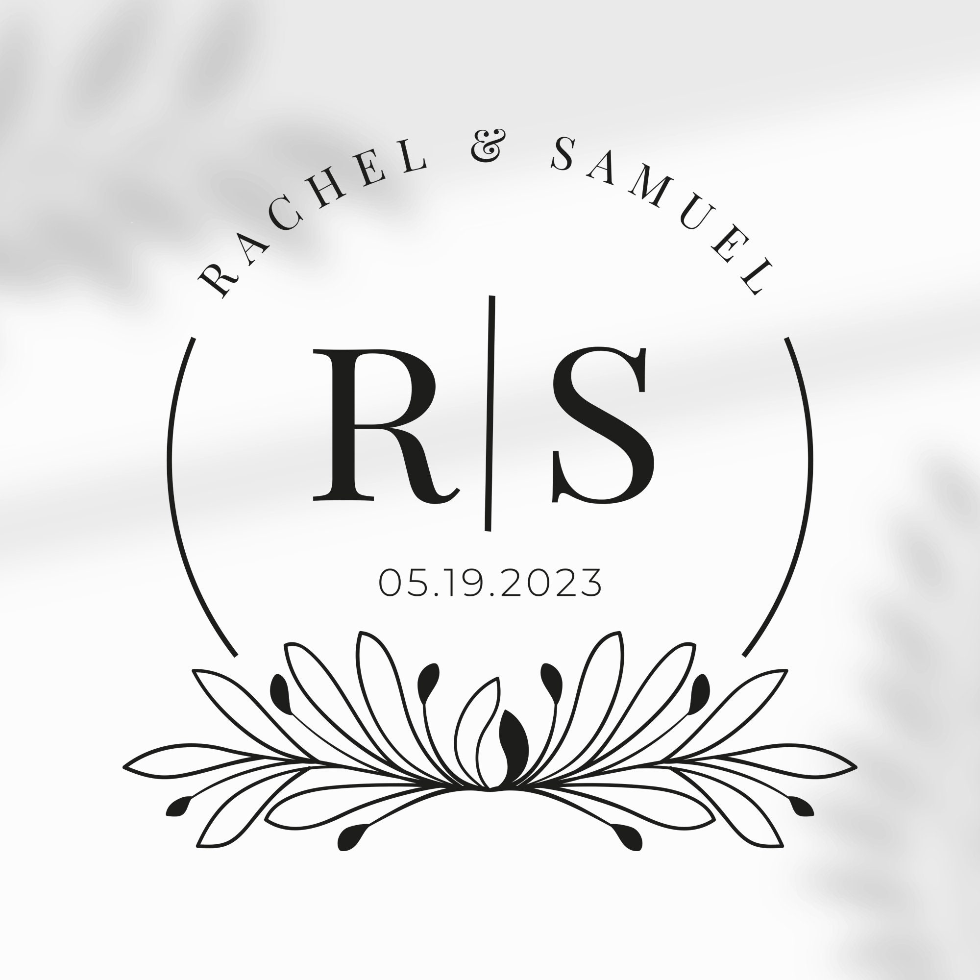 Modern Wedding Monogram, Monogram SVG, Wedding SVG, Wedding Couple Logo ...