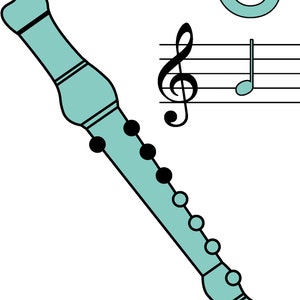 Pastel Recorder Fingerings • Music Classroom Decor Posters - Etsy