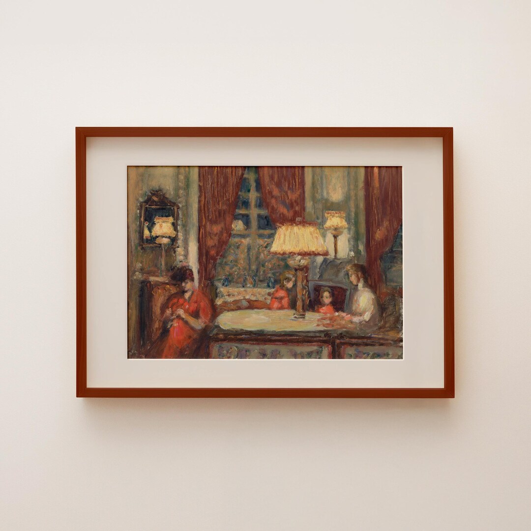 Pierre Bonnard – Evening Under the Lamps 1903 – Cozy Vintage ...
