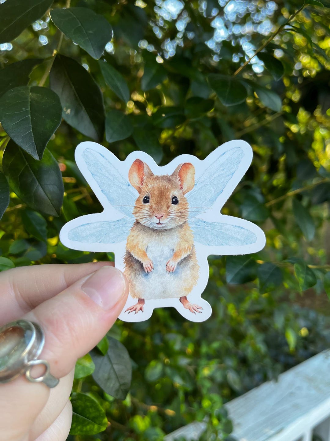 MOUSE Sticker, Fairy Sticker, Fairycore Sticker, Cottagecore Sticker ...