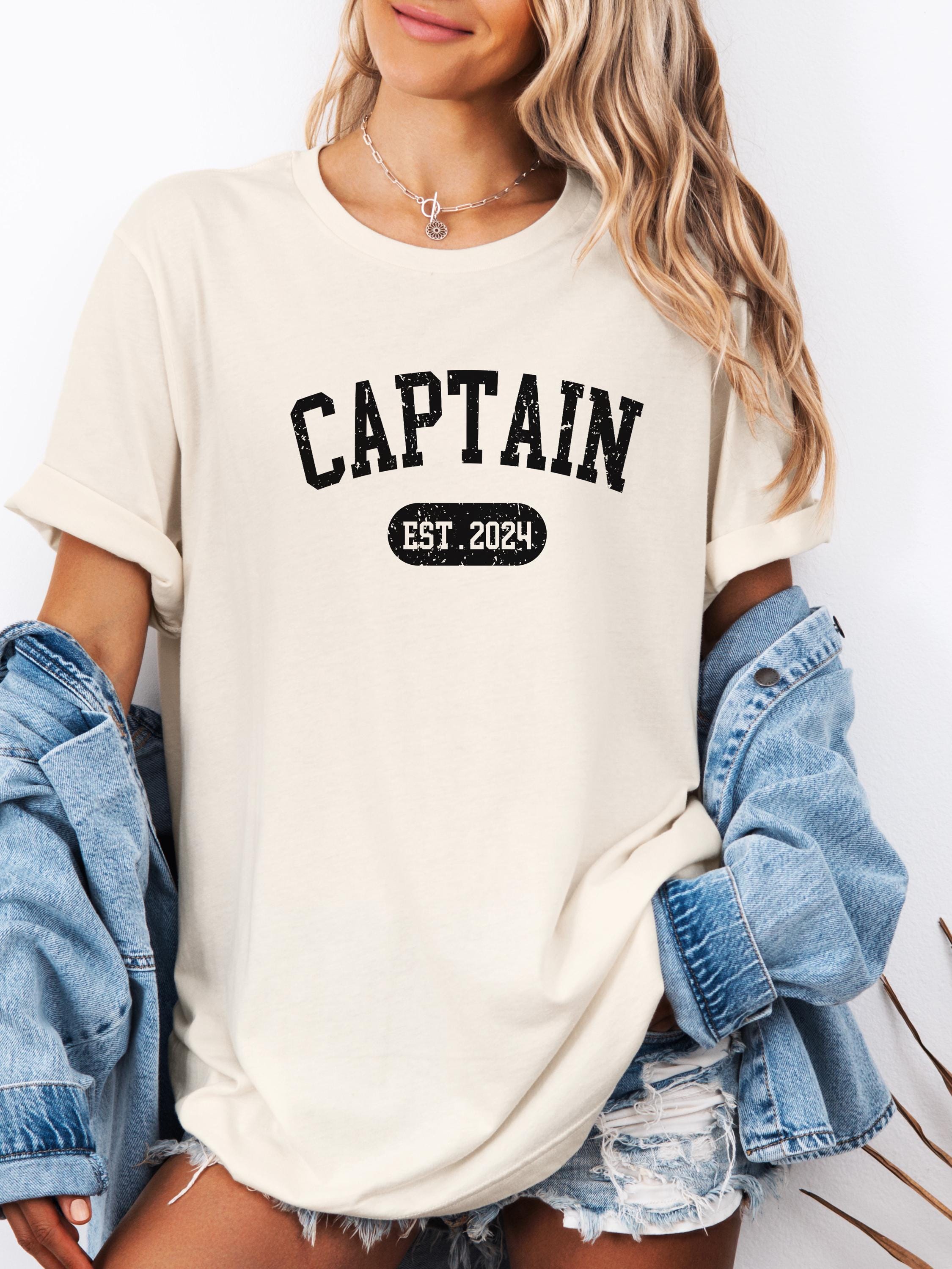 Captains Shirt, Custom Captains Gift, Boating Shirt, Sailing Shirt ...
