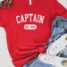 Captains Shirt, Custom Captains Gift, Boating Shirt, Sailing Shirt ...