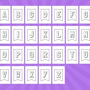 Printable Banner - Alphabet - Numbers - Extra Characters - Bunting ...