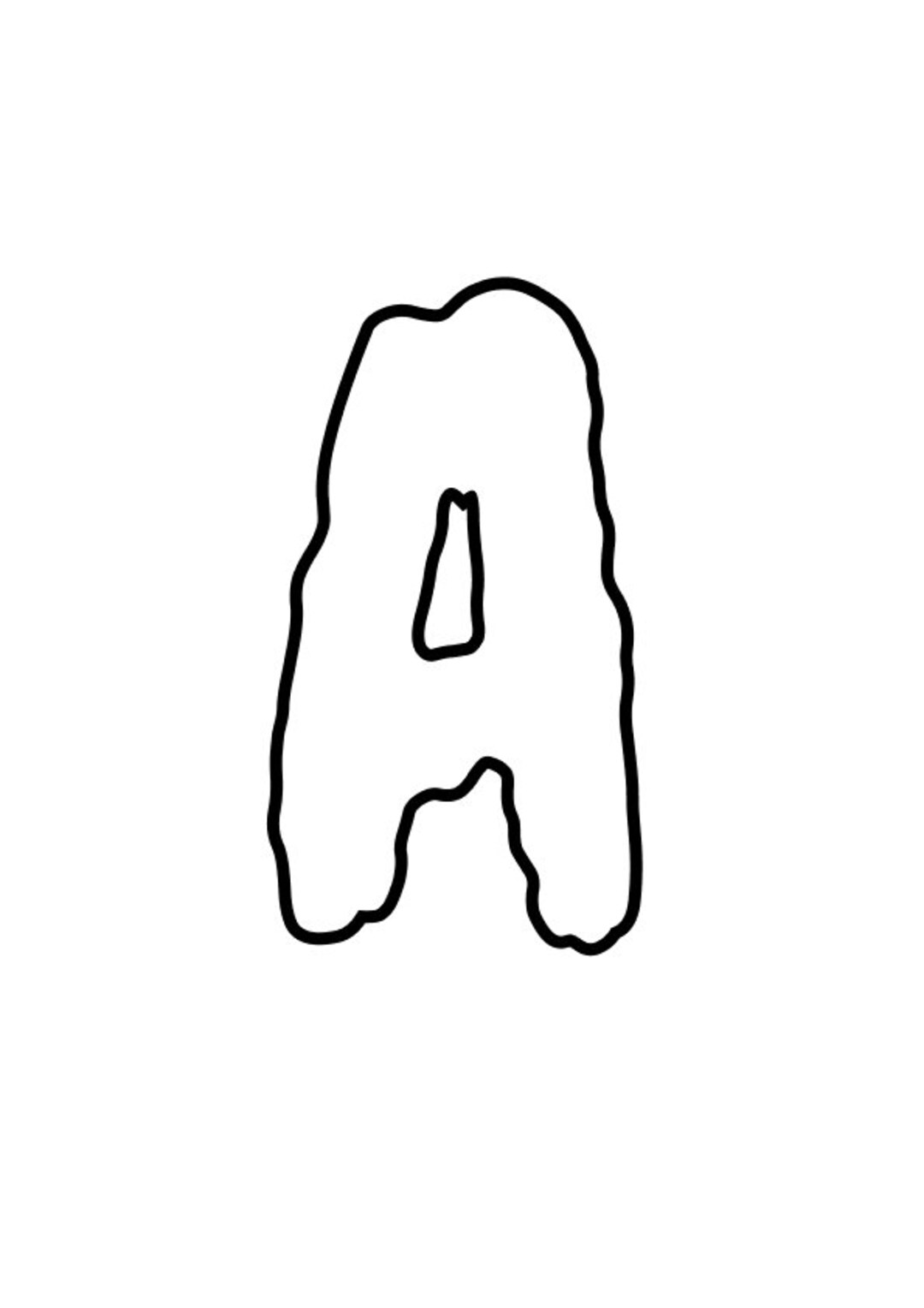 ABC Spooky Halloween Letters - Outlined and Filled Letters - 2 PDF ...