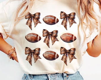 Coquette Football Png, Football Bow Png, Football Mom Png, Football Png ...