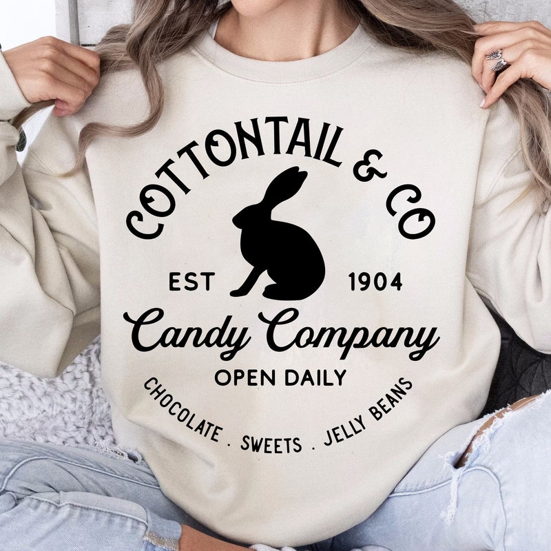 Cottontail Candy Company Svg - Etsy