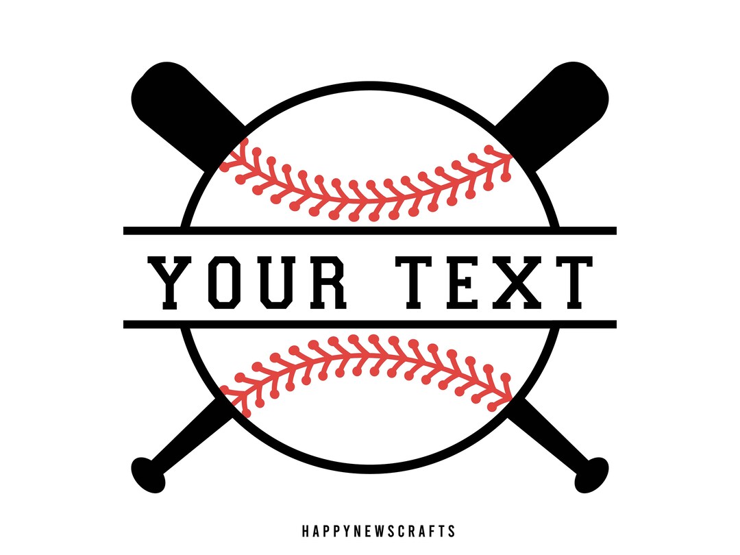 Custom Baseball SVG, Baseball Name SVG, Printable Baseball PNG ...