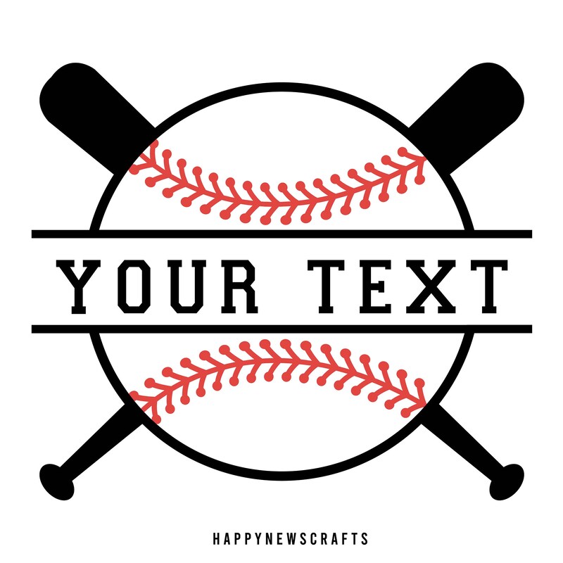Baseball Name Svg - Etsy