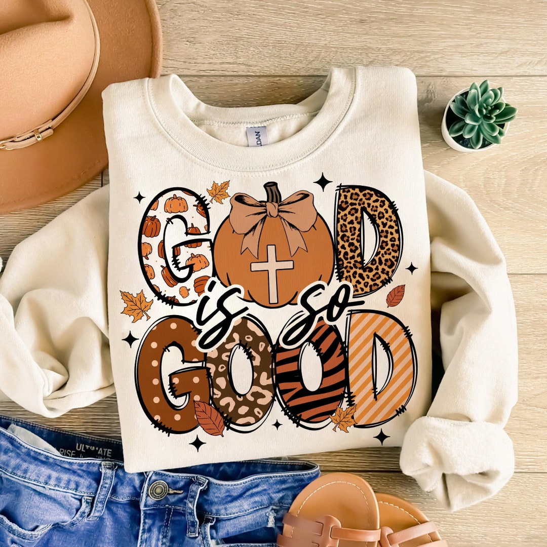 Religious Fall Png, God is so Good Png, Fall Christian Png, Autumn ...