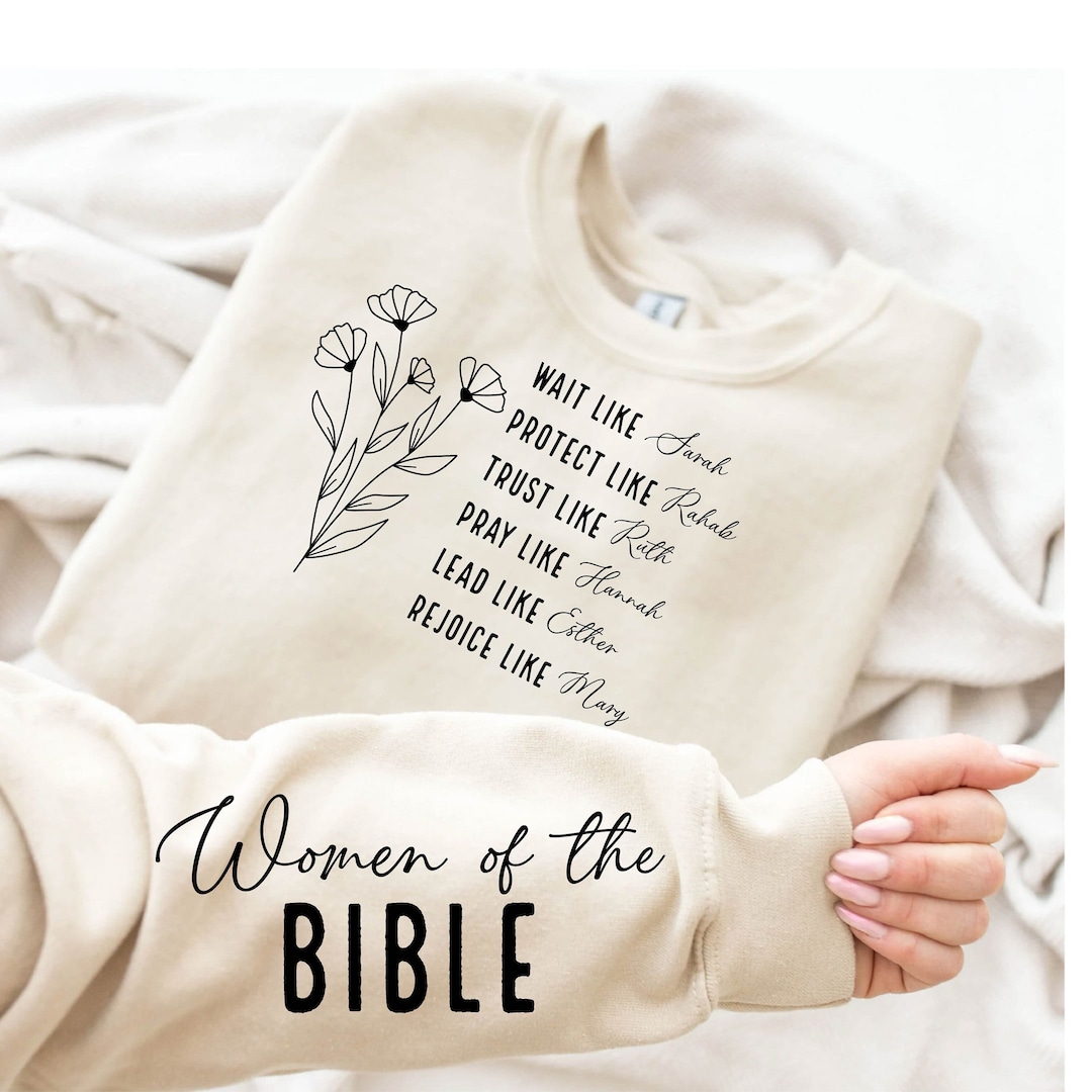 Women of the Bible SVG PNG: Boho Christian Floral Quotes (digital ...