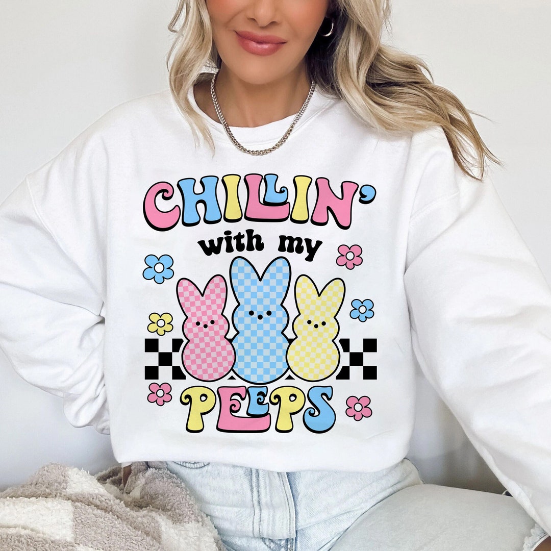 Chilling With My Peeps Png, Easter Png, Retro Png, Easter's Day Png ...
