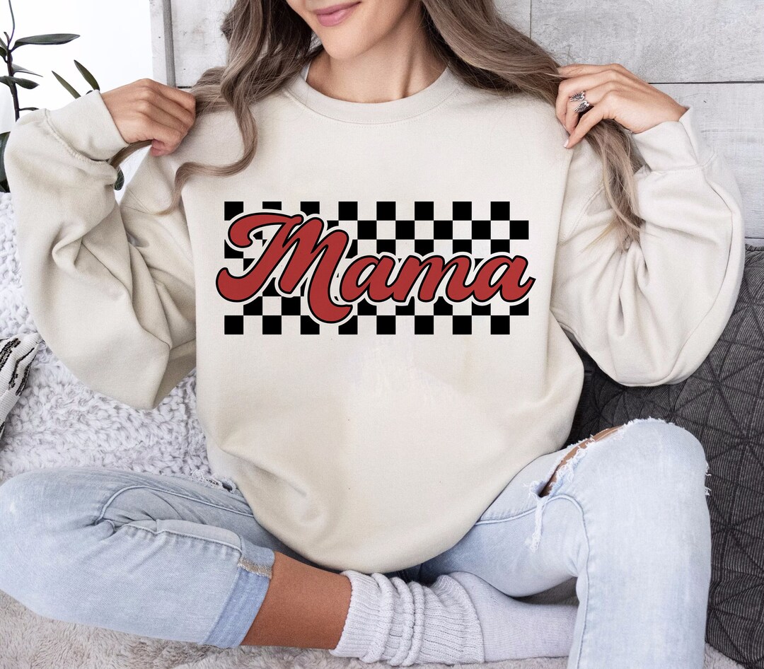 Retro Checkered Mama PNG, Retro Mama Png, Trendy Mom Life Digital, Cool ...