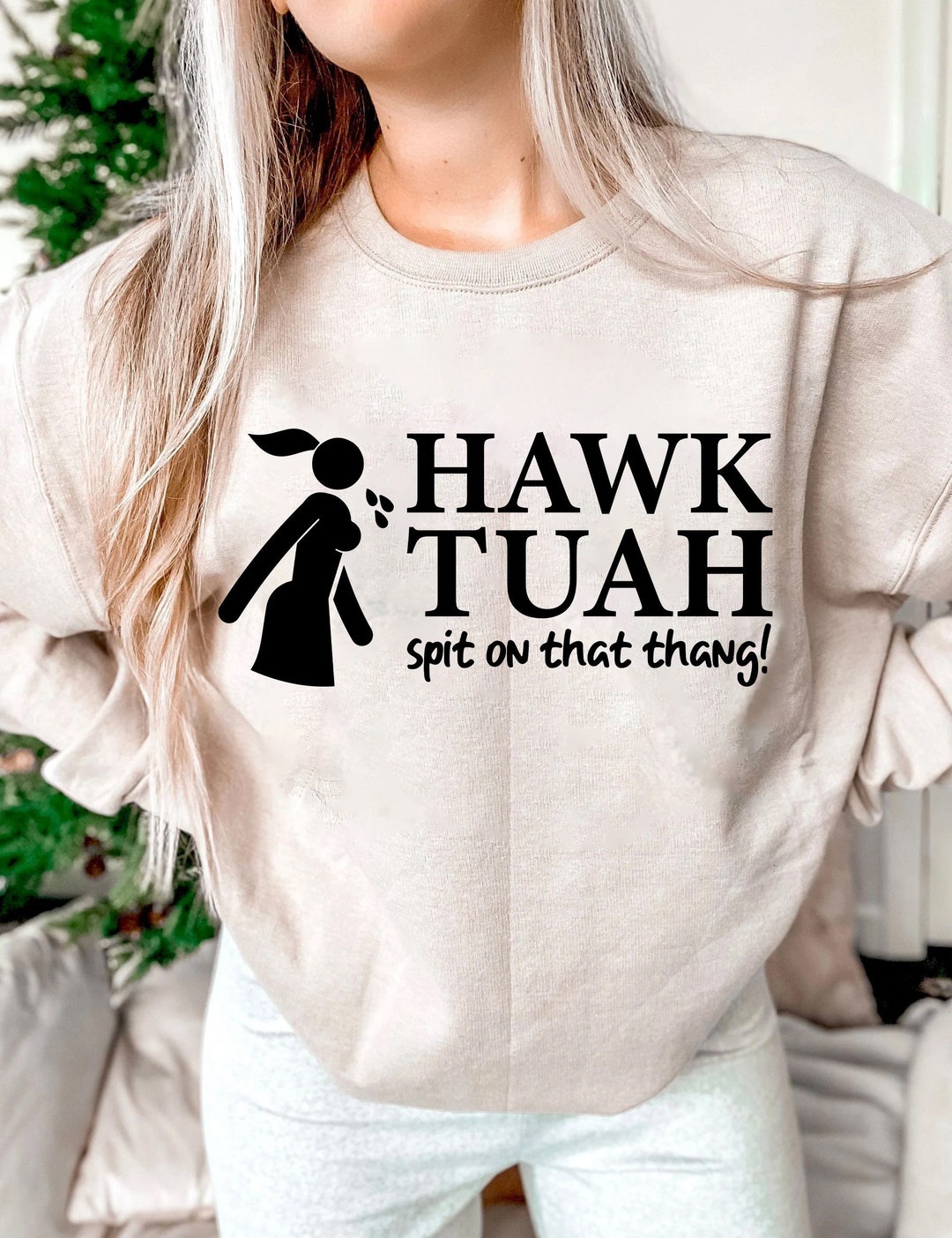 Hawk Tuah Png, Viral Video Png, Lustiges Mädchen Png, Give em thạt Hawk ...