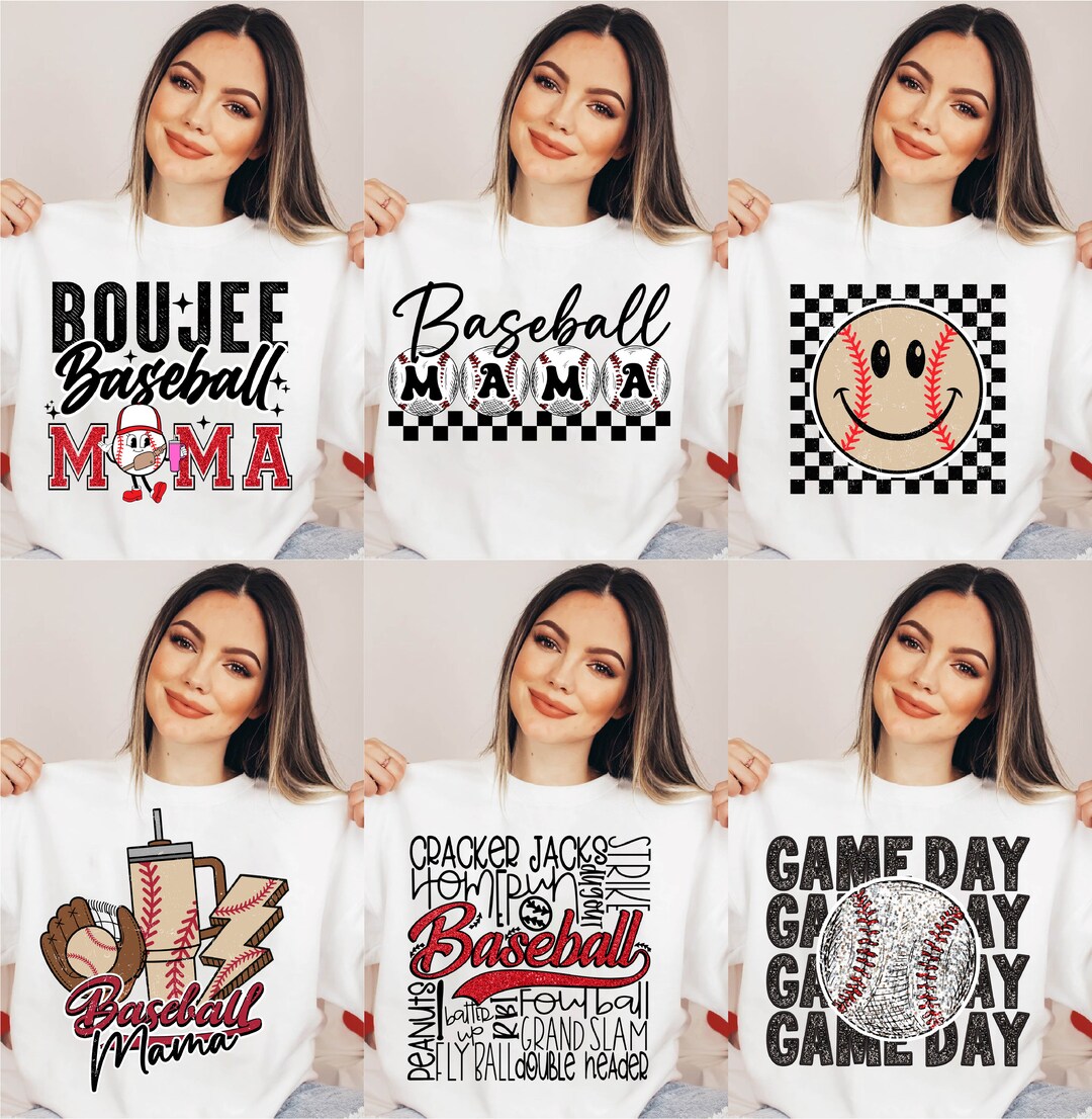 Baseball Bundle PNG, Glitter Baseball PNG, Baseball Mom Shirt Design ...