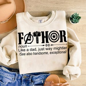 Fathor Svg, Father's Day Shirt, Fathor Superhero, Instant Download ...