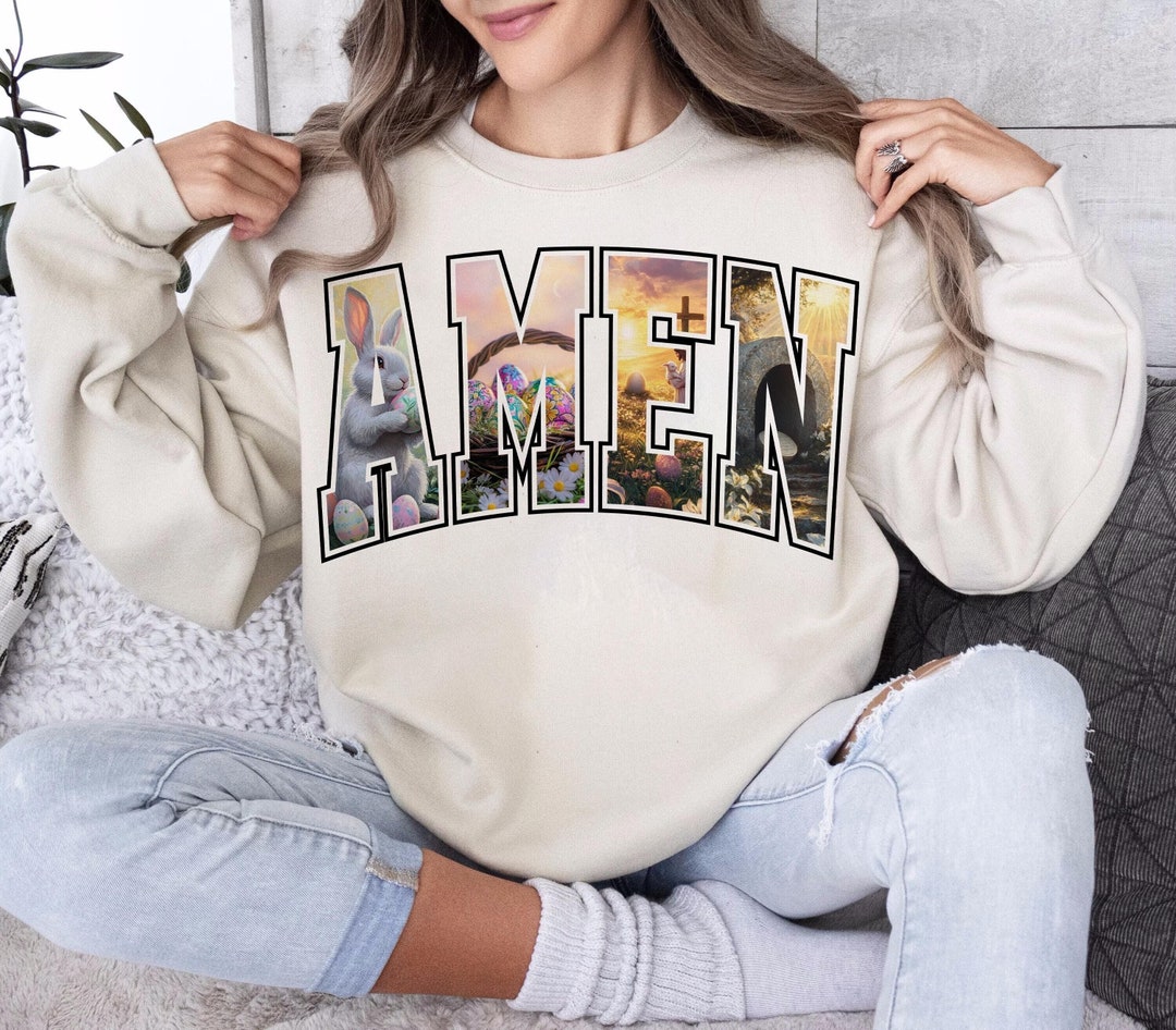 Amen Varsity Png, Bible Verse Png, Christian Easter Jesus Png, Amen Png, Jesus Easter Png ...