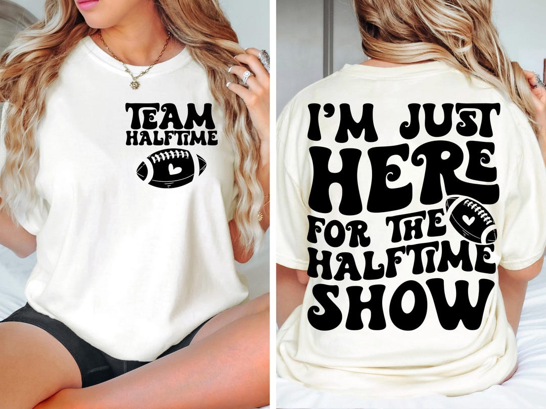 Halftime Show Football SVG PNG: Funny Super Sunday Design - Etsy