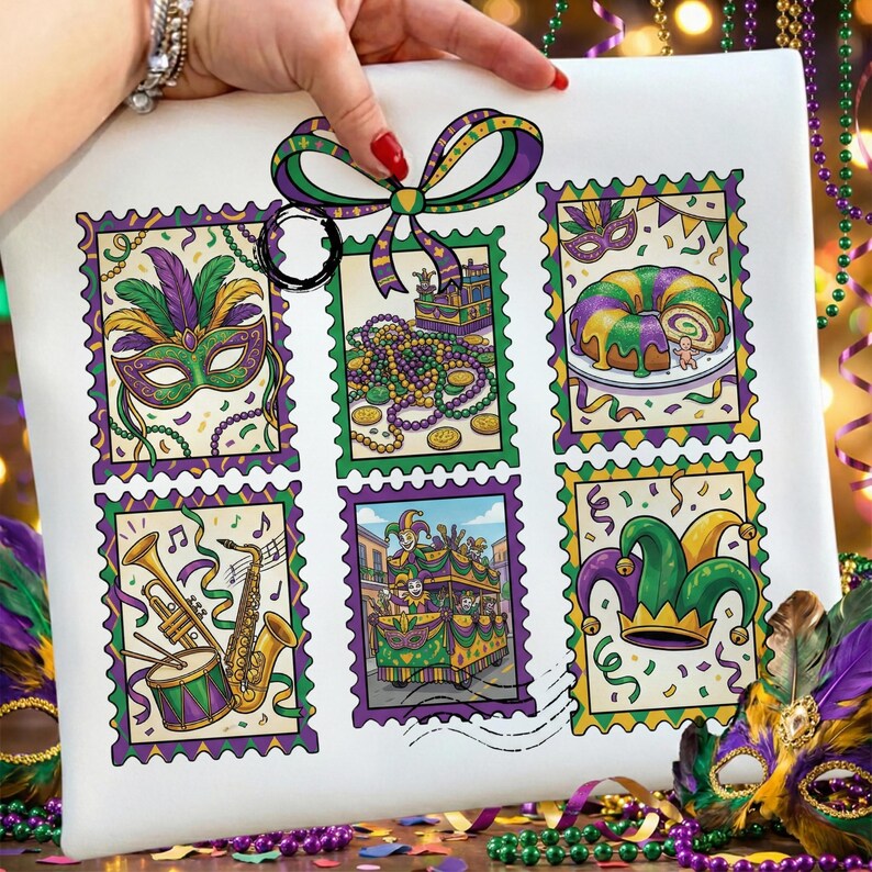 Preppy Mardi Gras Y'all Png, Mardi Gras PNG, Fleur De Lis coquette Png ...