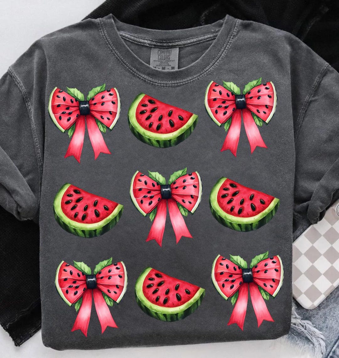 Boho Coquette Watermelon PNG, Preppy Summer Png, Preppy Red Coquette ...