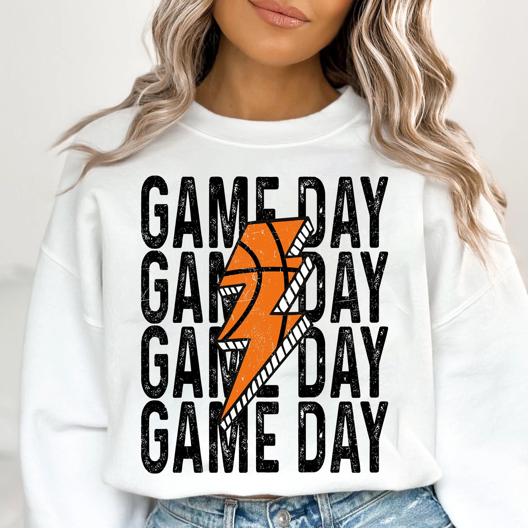 Game Day Basketball PNG Design, Basketball Retro Png Sublimation Design ...