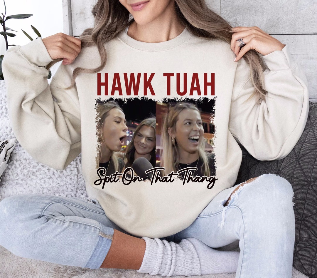 Hawk Tuah Png, Viral Video Png, Lustiges Mädchen Png, Give em thạt Hawk ...