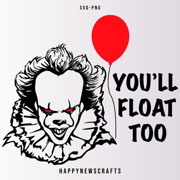 You'll Float Too Svg - Etsy