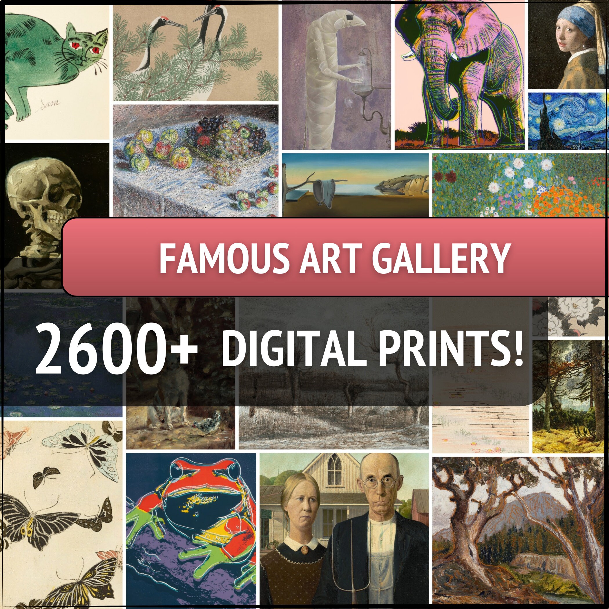 2600 Famous Printables, 7200 X 10800px File Size, 300 DPI, Organized ...