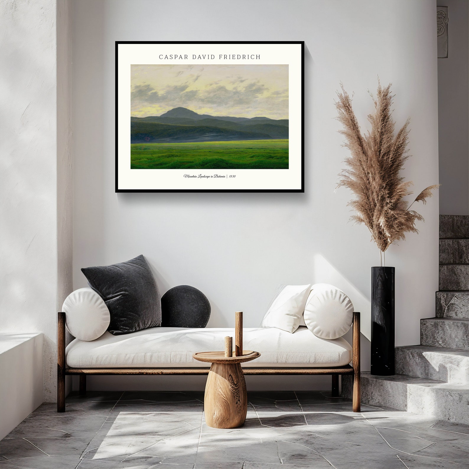 Caspar David Friedrich Matted Art Print, Famous Printables, 300 DPI ...