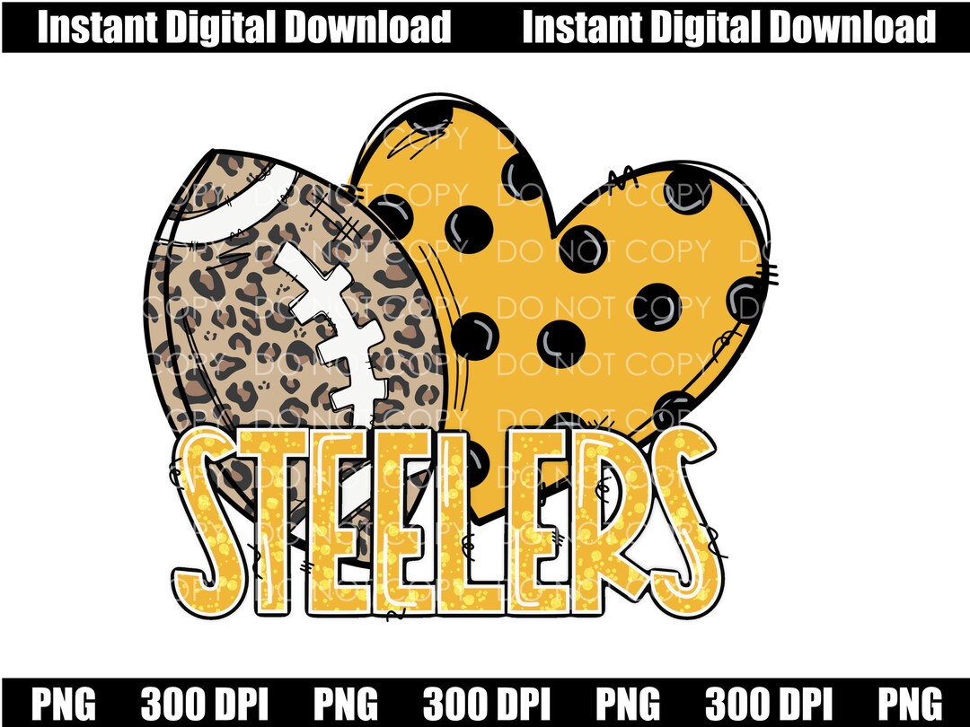 Steelers PNG, Peace Love Steelers, Steelers Football, Steelers ...