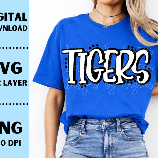 Tiger Svg - Etsy