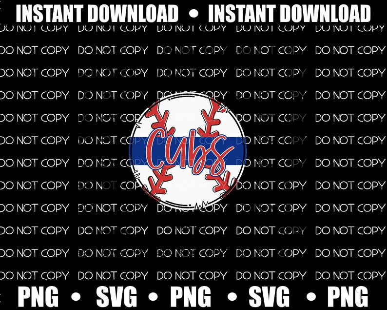 Cubs Typography SVG, Cubs SVG, Cubs Png, Baseball Svg, Chicago SVG ...