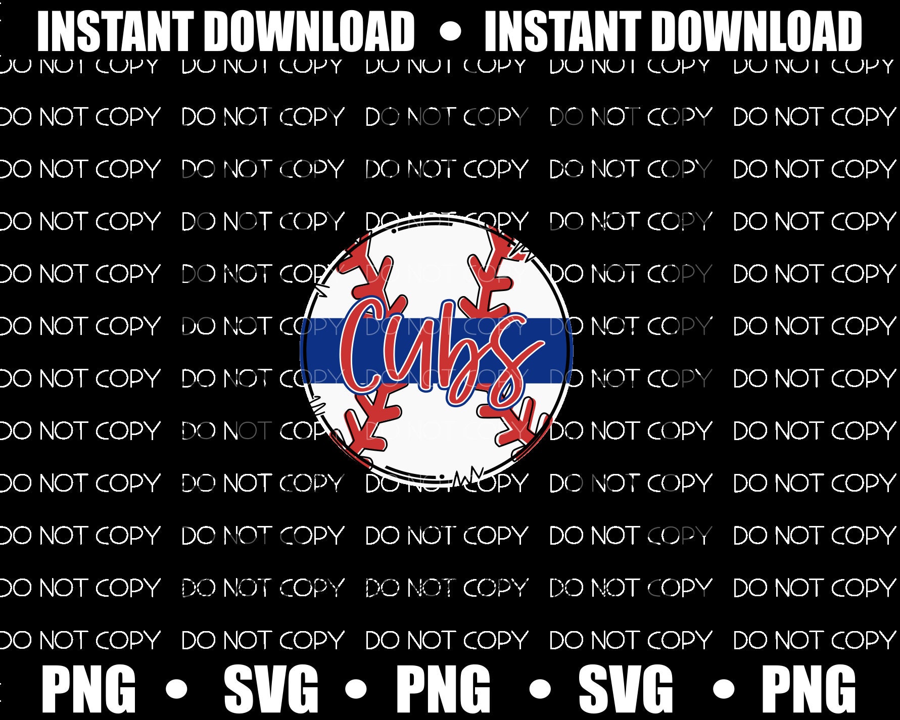 Cubs Typography SVG, Cubs SVG, Cubs Png, Baseball Svg, Chicago SVG ...