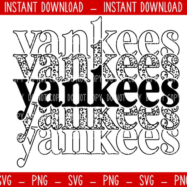 New York Yankees Font - Etsy