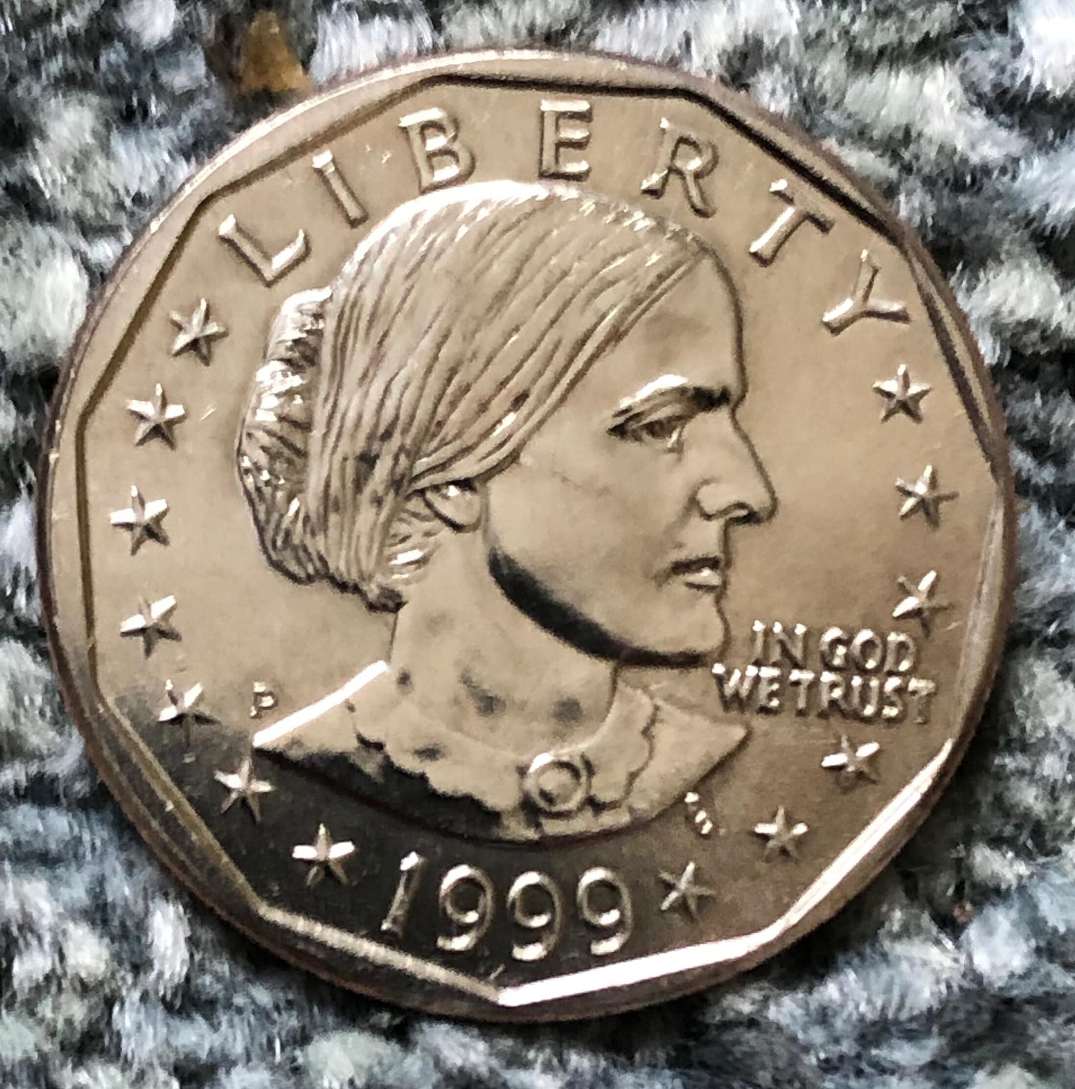 1999 P Susan B Anthony , 1999 P One US Dollar, UNC, American Dollar ...