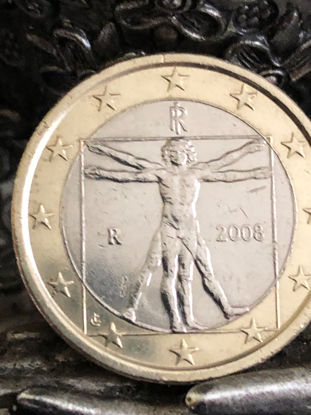 1 Euro Coin Italy 2008 Leonardo Da Vinci - Etsy
