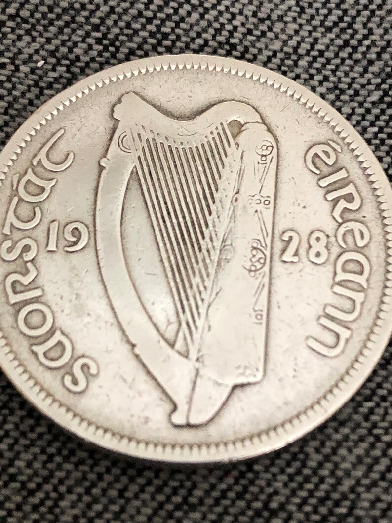 1928 Irish Silver 1/2 Crown Coinage Ireland RARE Half Crown - Etsy