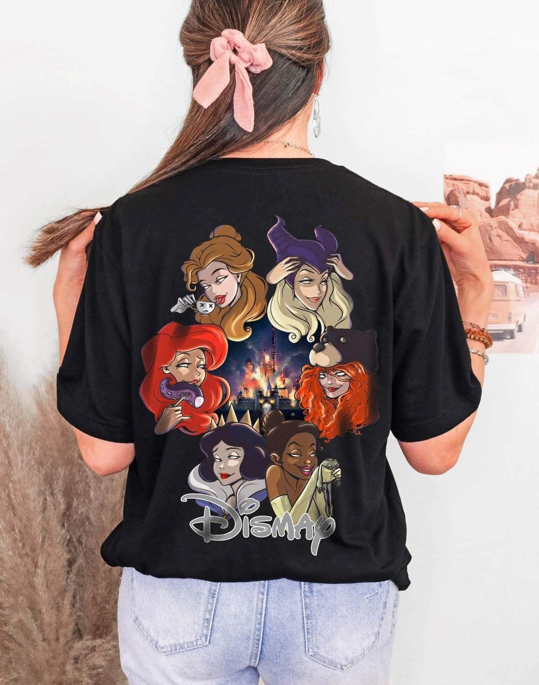 Disney Tee Shirt, Disney Princesses Shirt, Disney Princesses Alter Ego ...
