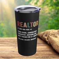 Personalized Realtor Tumbler, Gift for Agent, Best Realtor Ever Tumbler ...