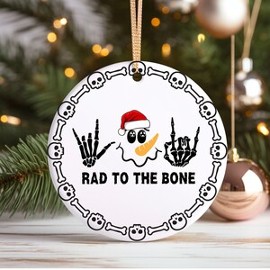 Funny Radiology Ornament RAD to the Bone Technician Graduation ...