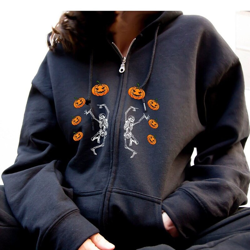 Skeleton Zip up Hoodies - Etsy