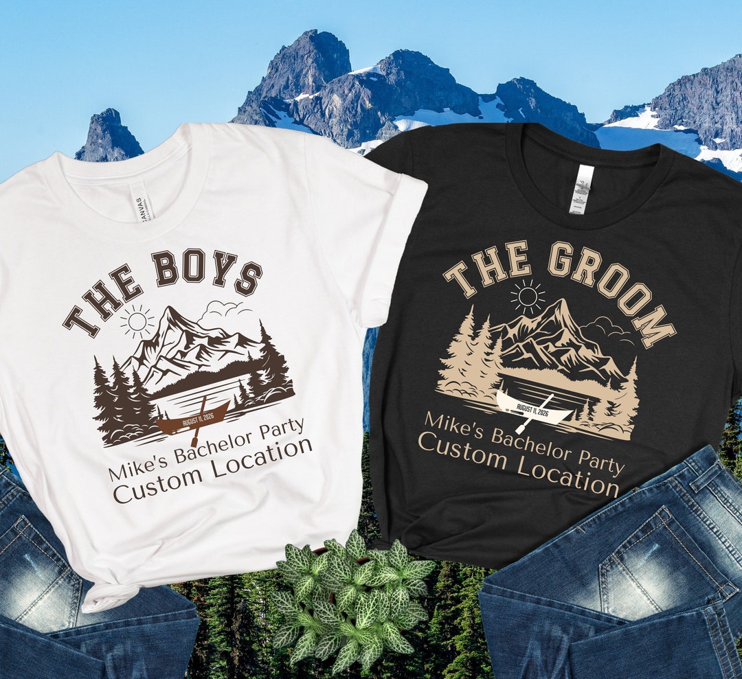 Personalized Bachelor Party Shirt Groomsmen T-shirts Custom Funny ...