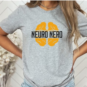 Brain Anatomy Shirt for Neuro Nerds Neurology Nurses and Neurologists ...