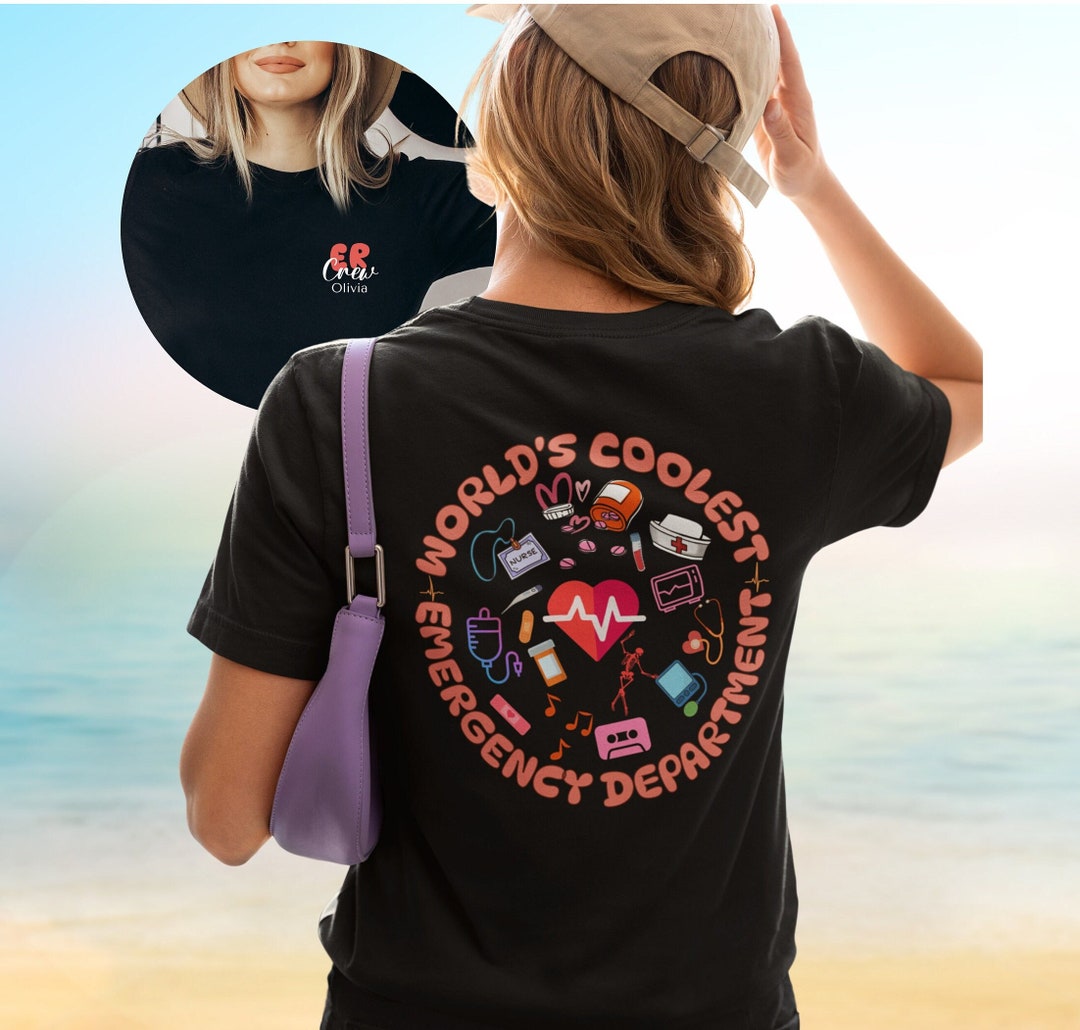 Emergency Department Shirt Personalized ER Crew Tshirt Emergency Room ...