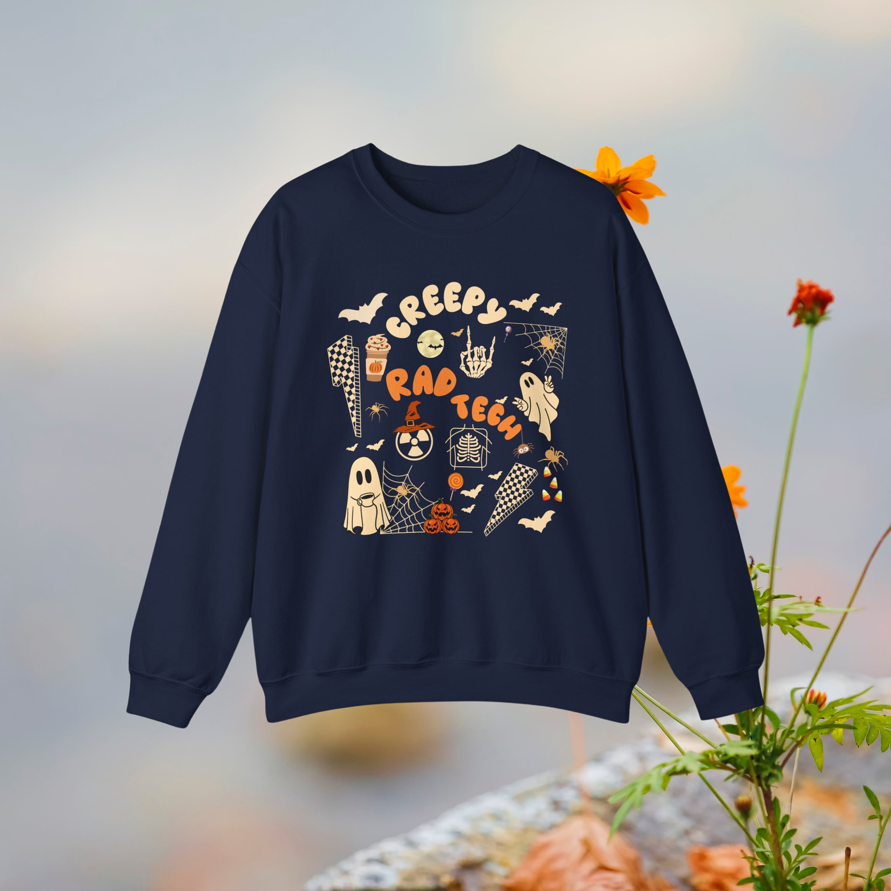 Radiology Halloween Sweatshirt X-ray Tech Graduation Crewneck for RAD ...