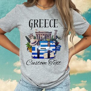 Greece Vacation Shirt Mediterranean Vacation Greece Beaches Group ...