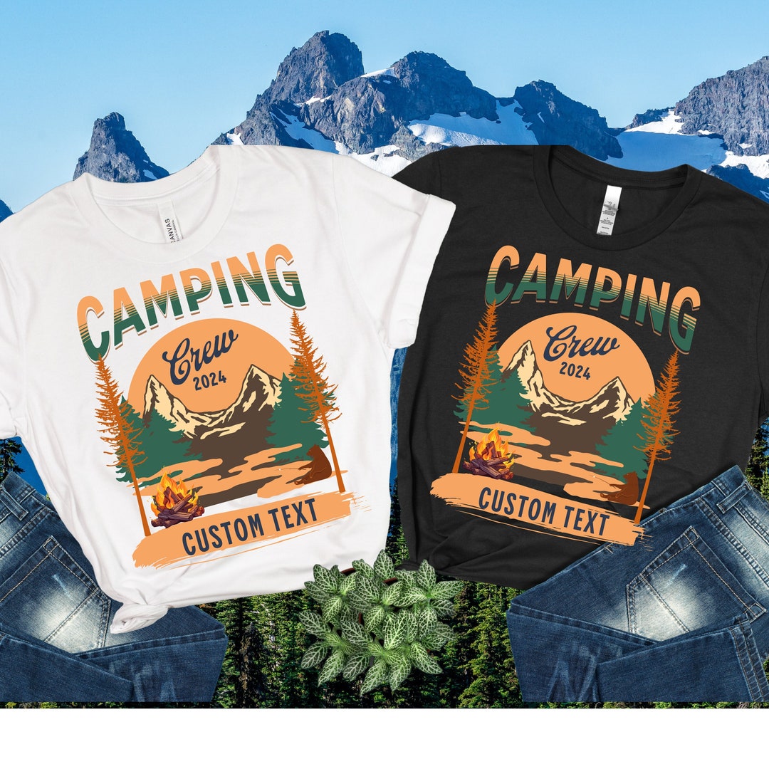 Cabin Family Vacation Personalized Camping Friends Mountain Trip Shirts ...