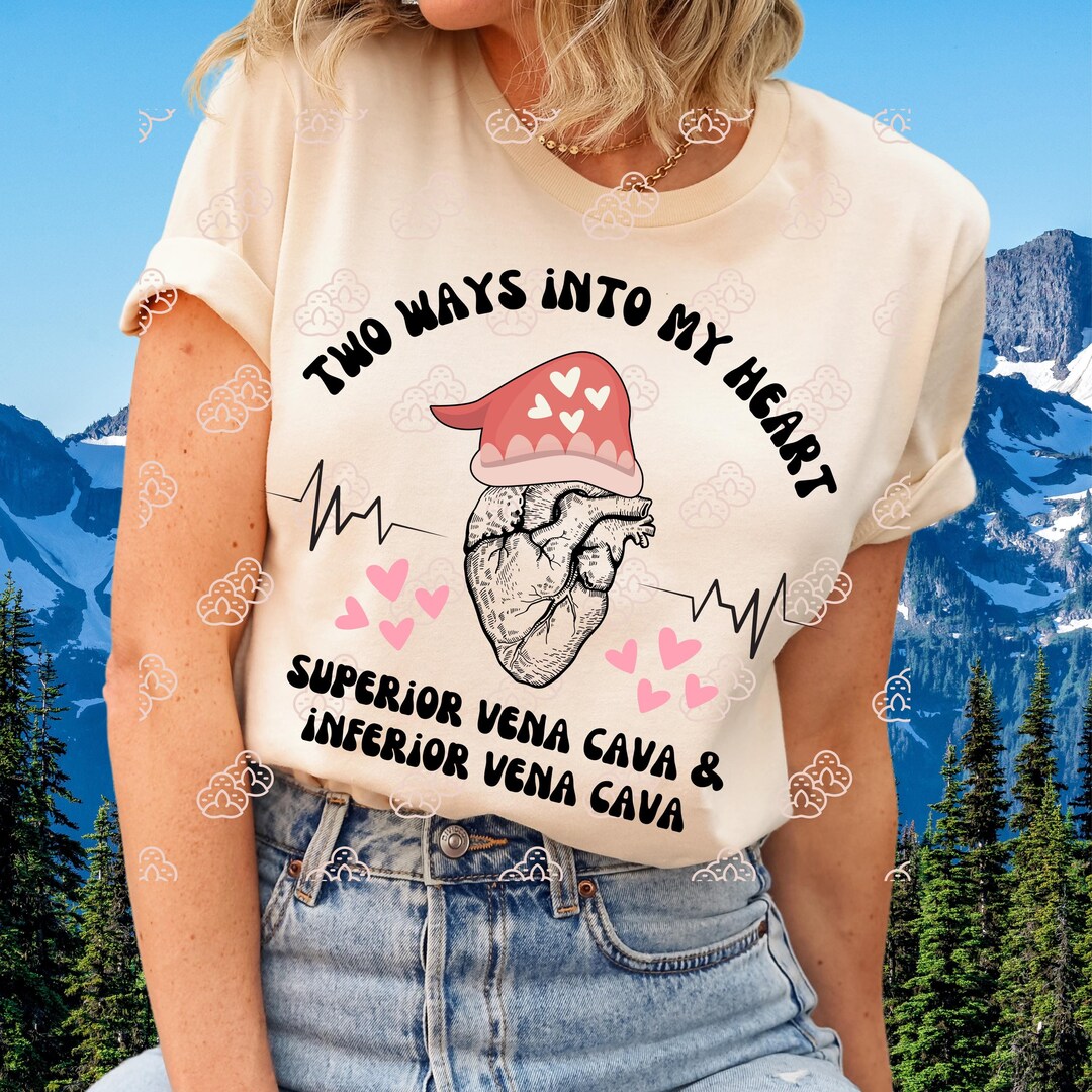 Valentines Day Nurse PNG Heart Anatomy PNG Two Ways Into My Heart Png ...