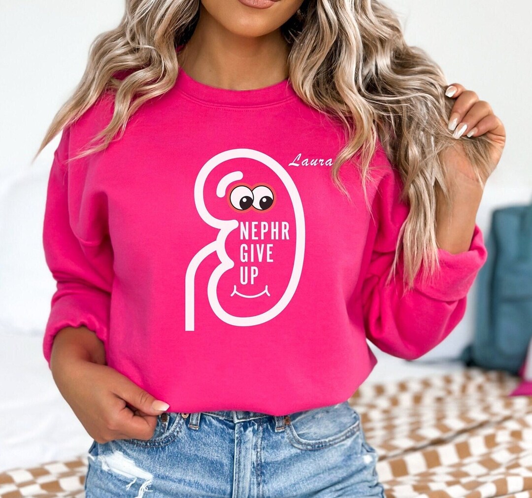 Dialysis Nurse Sweatshirt Personalized Nephrology Crew Tshirt for Rns ...